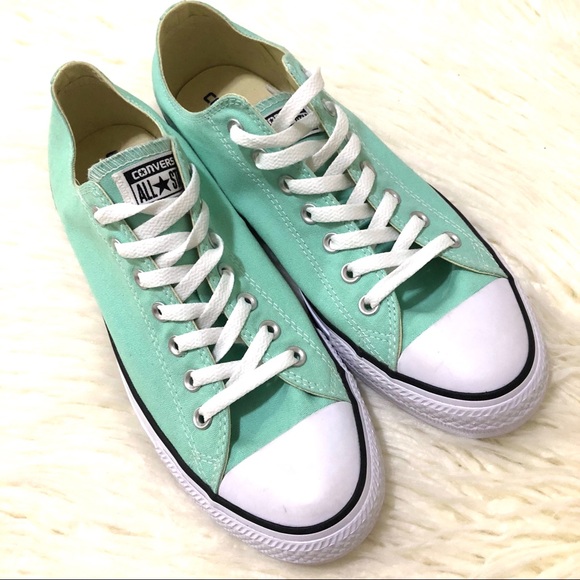 Converse | Shoes | Converse Mint Green Unisex Sneakers | Poshmark